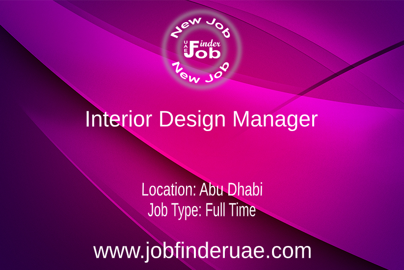 Interior Design Manager Job Finder UAE Interior Design Manager Job Finder UAE
